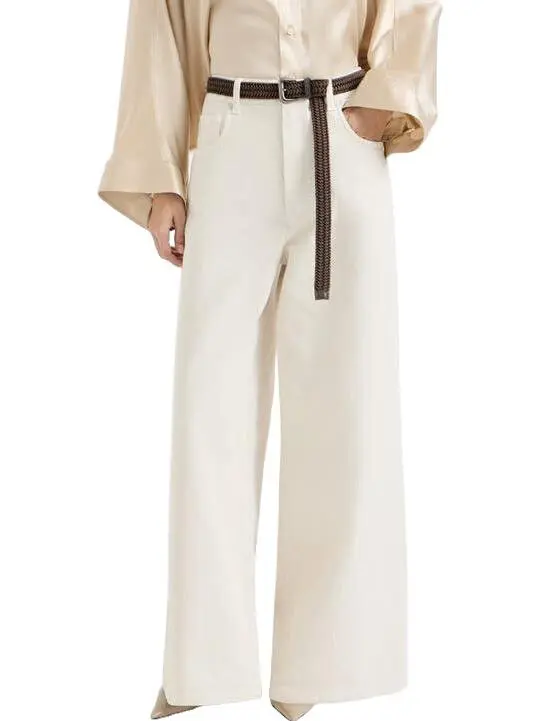 Brunello Cucinelli Relaxed Trousers - Chalk