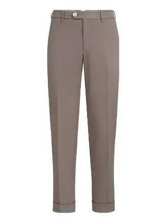 Brunello Cucinelli Comfort Gabardine Trousers - Hazelnut