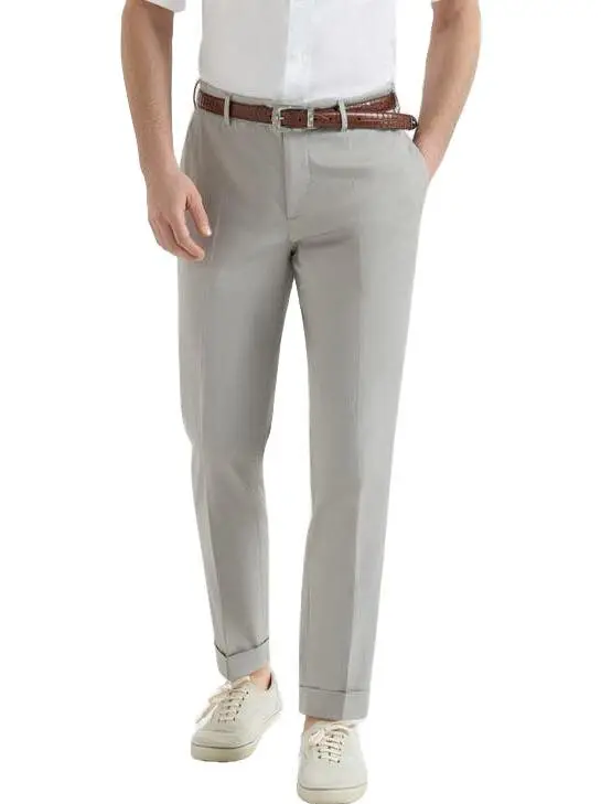 Brunello Cucinelli Comfort Gabardine Trousers - Khaki