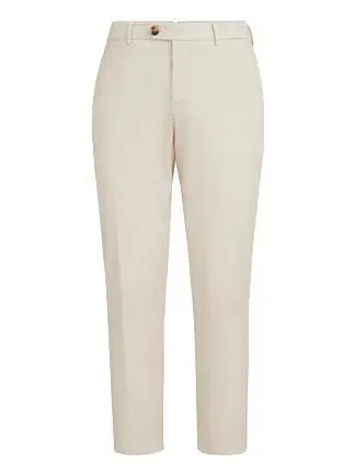 Brunello Cucinelli Comfort Gabardine Trousers - Light Brown