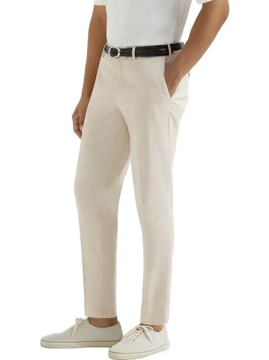 Brunello Cucinelli Comfort Gabardine Trousers - Light Brown