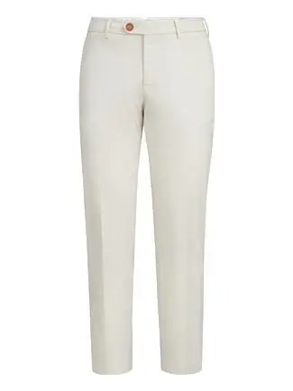 Brunello Cucinelli Comfort Gabardine Trousers - Off-white