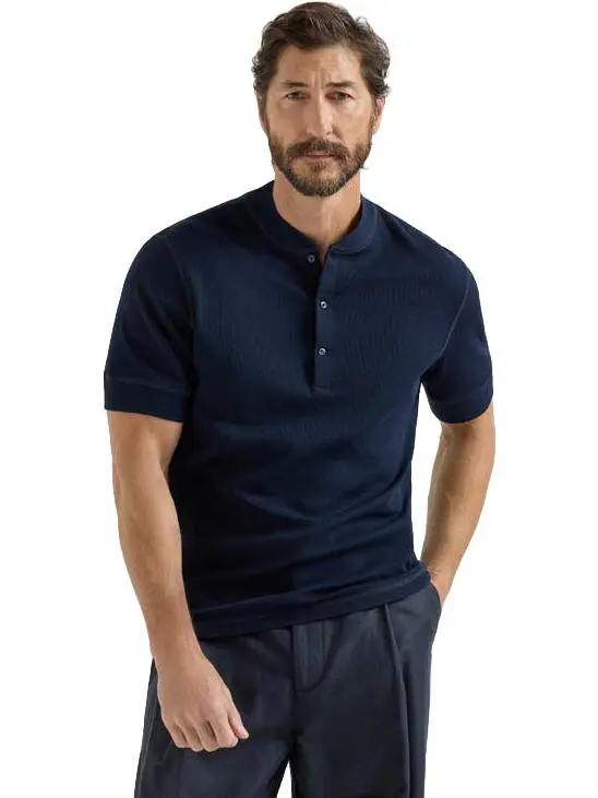 Brunello Cucinelli Cotton Jersey T-shirt - Cobalt
