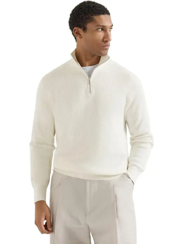 Brunello Cucinelli Cotton Sweater - Panama