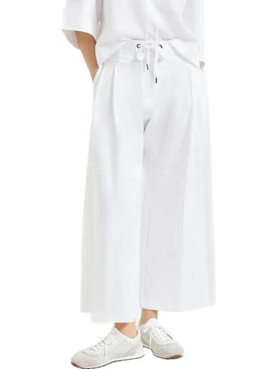 Brunello Cucinelli Couture Interlock Trousers - White