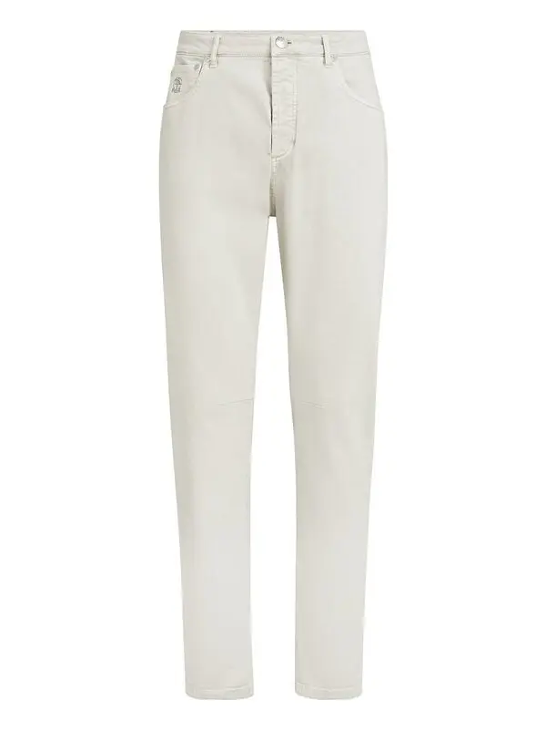 Brunello Cucinelli Garment-dyed Denim Trousers - Yuta