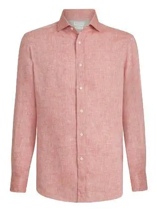 Brunello Cucinelli Linen Shirt - Apricot