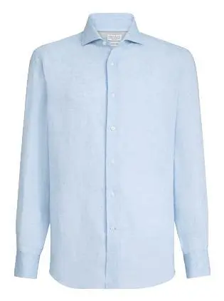 Brunello Cucinelli Linen Shirt - Azure