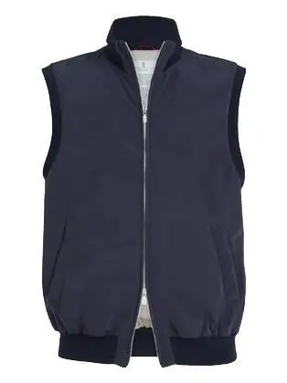 Brunello Cucinelli Vest With Thermore® Padding - Blue