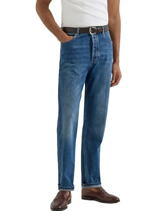 Brunello Cucinelli Comfort Denim Trousers - Medium Denim