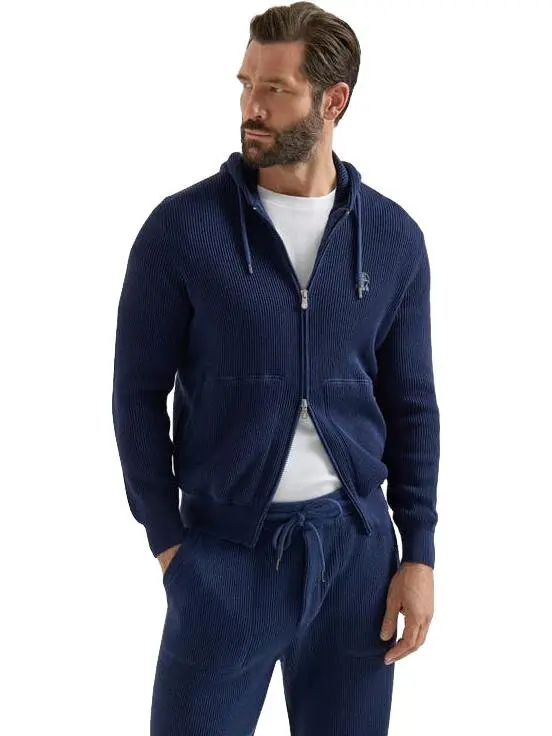 Brunello Cucinelli Cotton Knit Top - Azure