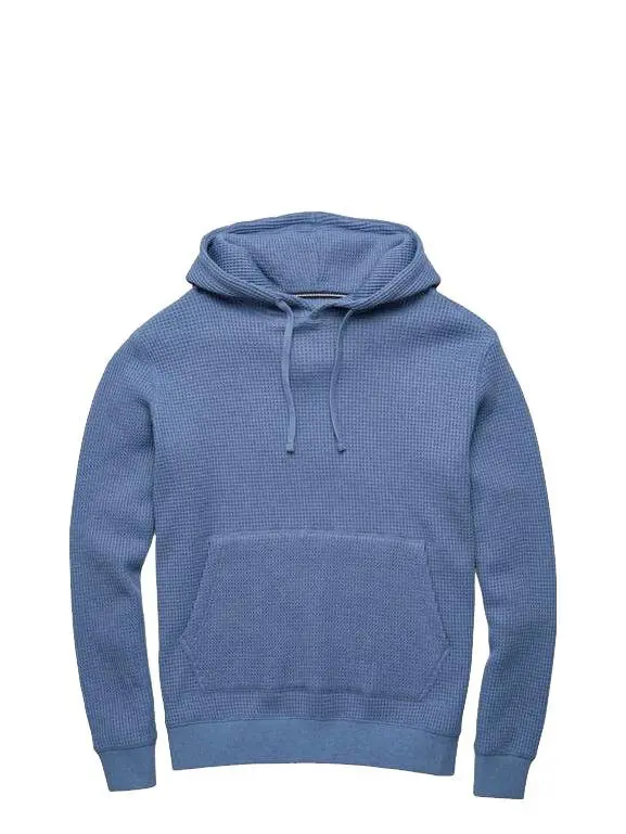 SURFSIDE SUPPLY CO. Ivan Waffle Thermal Hoodie - Blue Heather