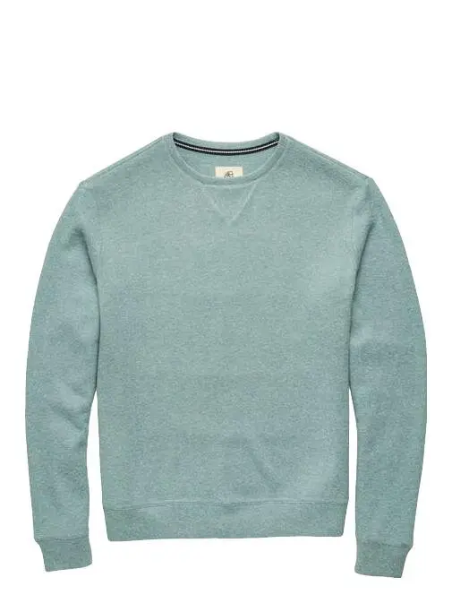 SURFSIDE SUPPLY CO. Cashmist Crewneck - Aqua Heather