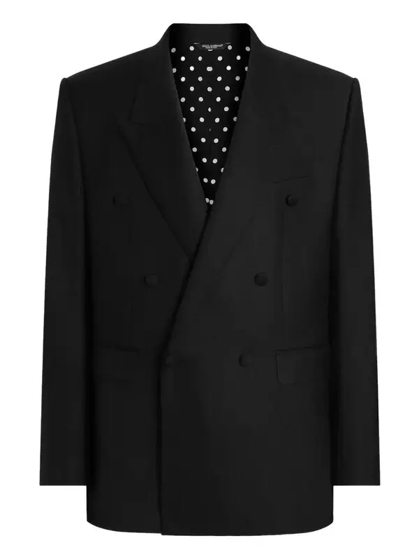Dolce & Gabbana Double-breasted Blazer - Black