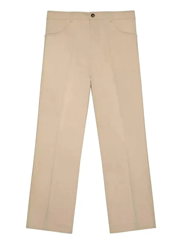 Bally Straight Trousers - Neutrals