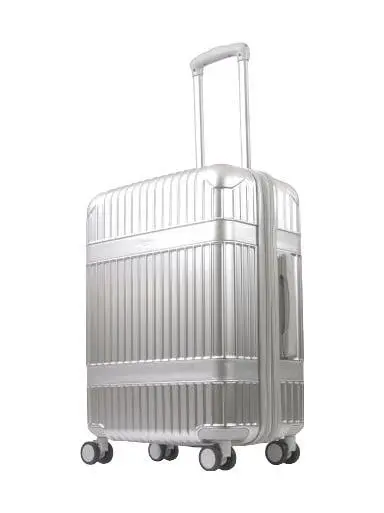 MARTHA STEWART 26" Hardside Spinner Suitcase - Silver