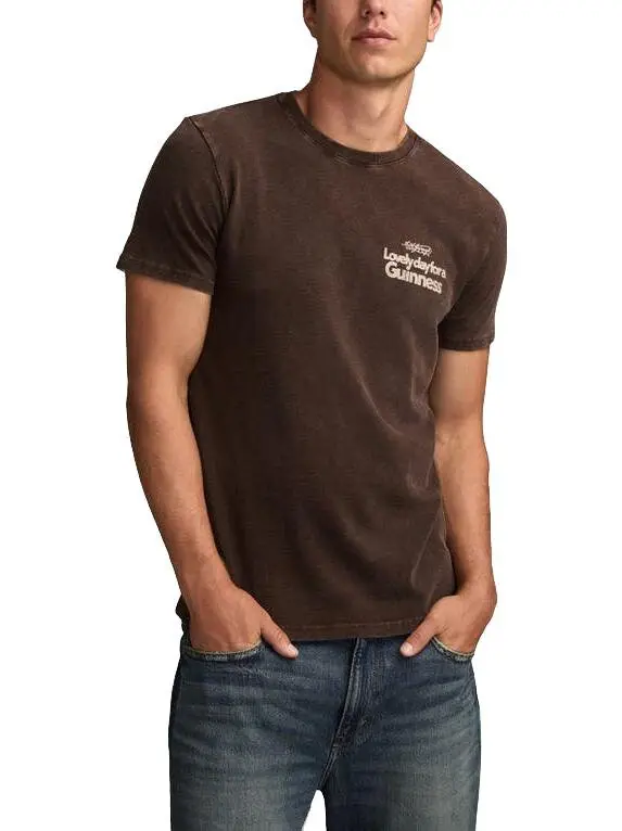 Lucky Brand Guinness Lovely Day Cotton Graphic T-shirt - Java