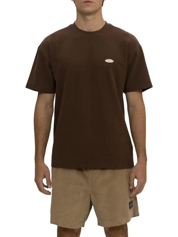 MAUI & SONS Surface Cotton Blend T-shirt - Brown