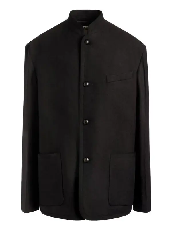 Bally Mandarin-collar Button Jacket - Black