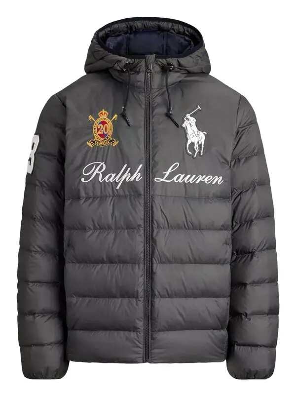 Ralph Lauren Logo-embroidered Jacket - Grey