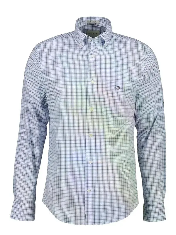 Gant Check-patterned Shirt - Blue