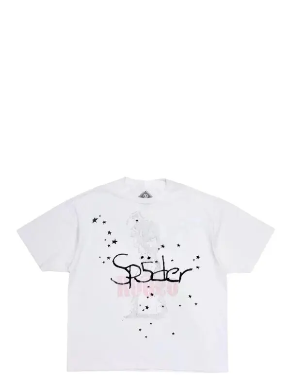 SP5DER X Cactus Jack Travis Scott Days Before Rodeo Ii T-shirt - White