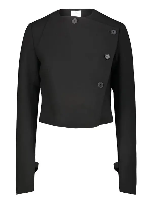 COURREGES Oblique Tailored Jacket - Black