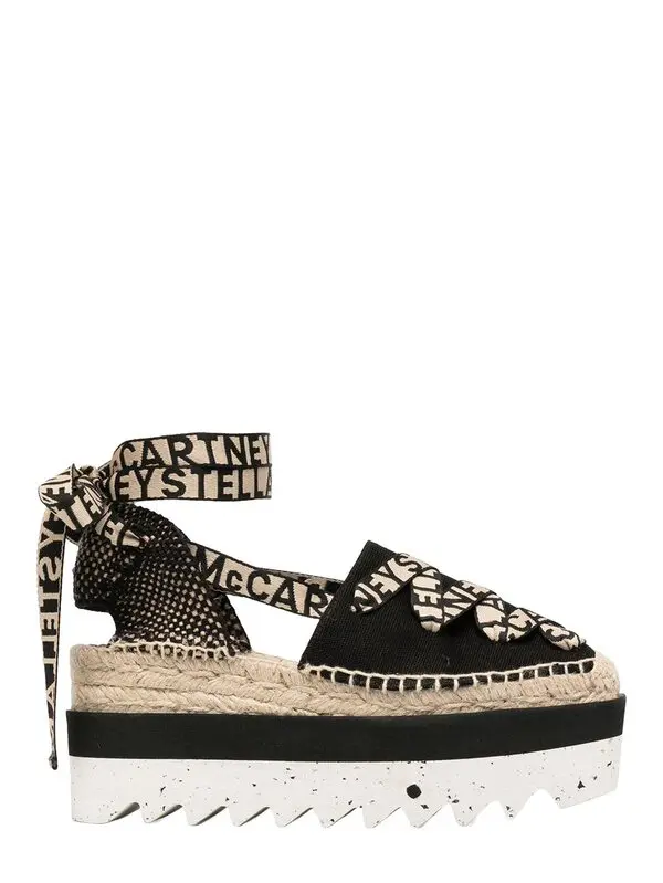 Stella McCartney Gaia Platform Espadrilles - Black