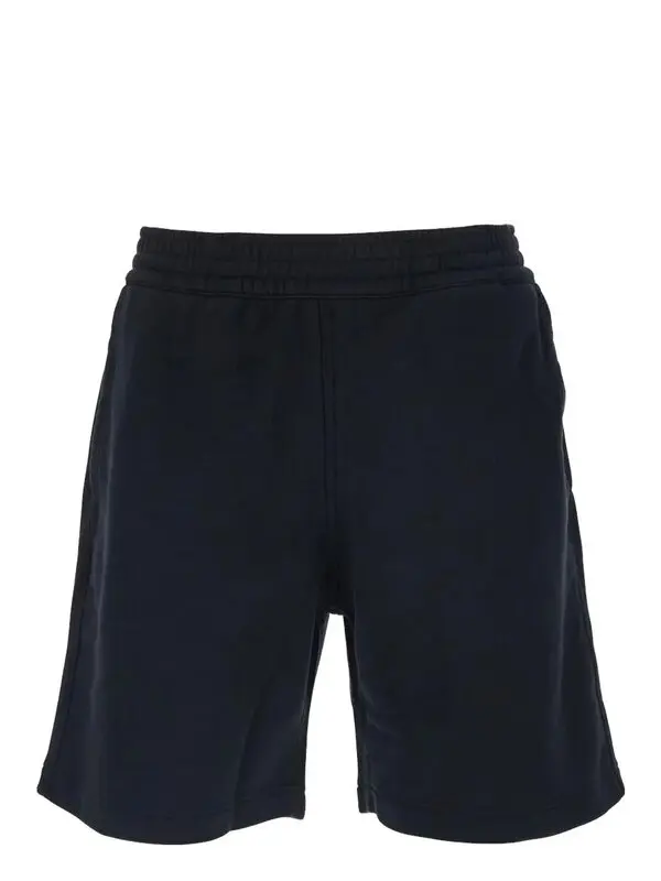Givenchy Fleece Bermuda Shorts With Paris Grosgrain - Black