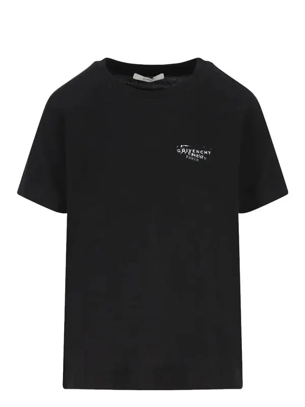 Givenchy Logo-print Fitted T-shirt - Black