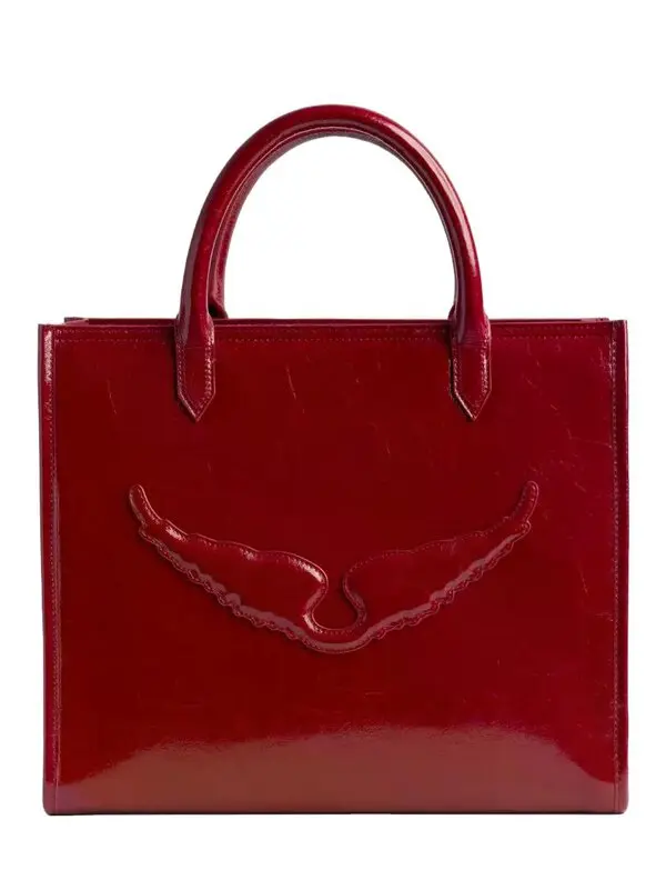 Zadig&Voltaire Angel Embossed Tote Bag - Red