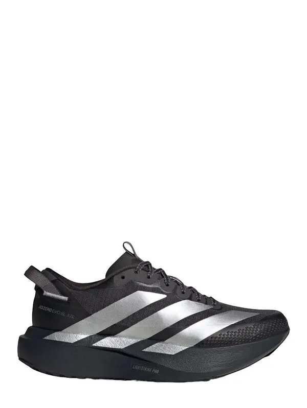 Adidas Adizero Evo Sl Atr Athletic Sneakers - Carbon Black/metallic Silver/grey