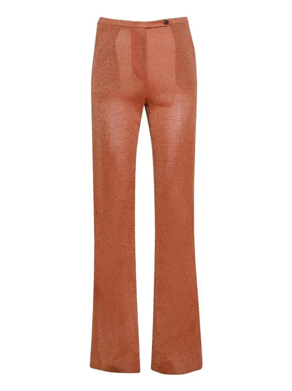 Miu Miu Straight Fit Pants - Orange