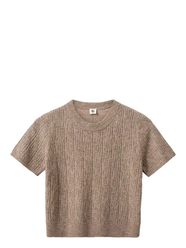THE GARMENT Como Ribbed Wool Top - Tan