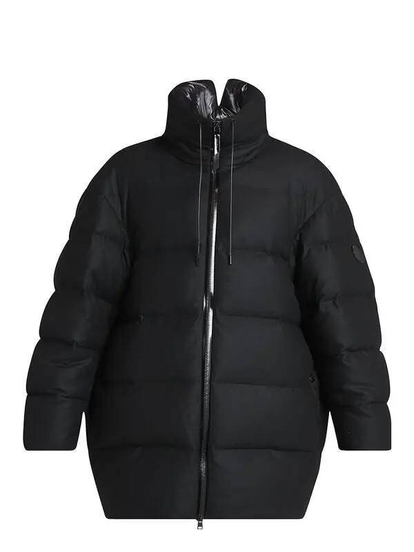Moncler X Ee72 Edward Enninful Maarutha Long Down Jacket - Black