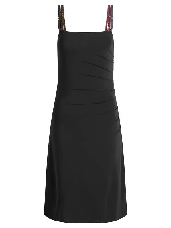 FRUITY BOOTY Jersey Midi Dress - Black