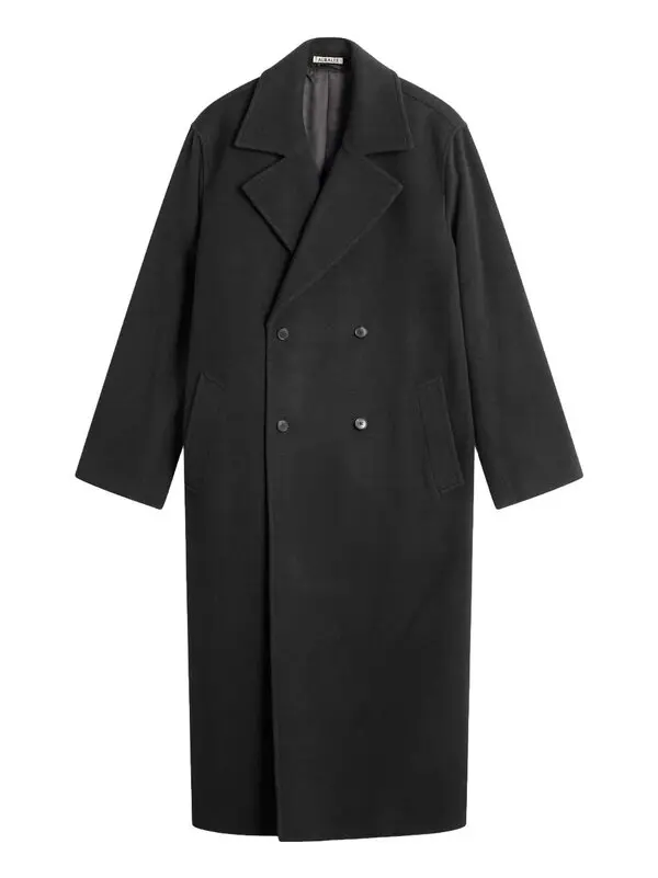Auralee Mosser Chesterfield Coat - Black