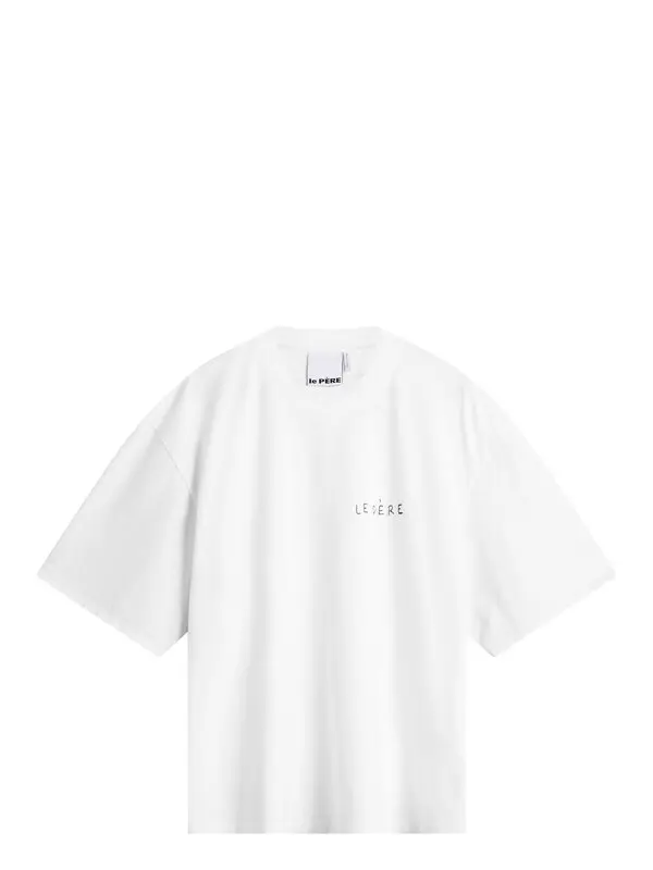 LE PERE Double Sleeve T-shirt - White