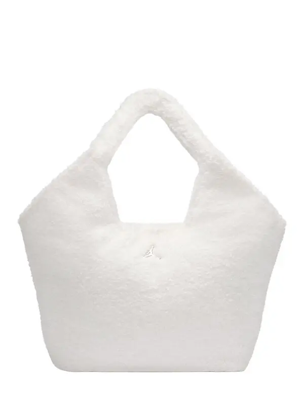JORDAN Monarch High-pile Tote - White
