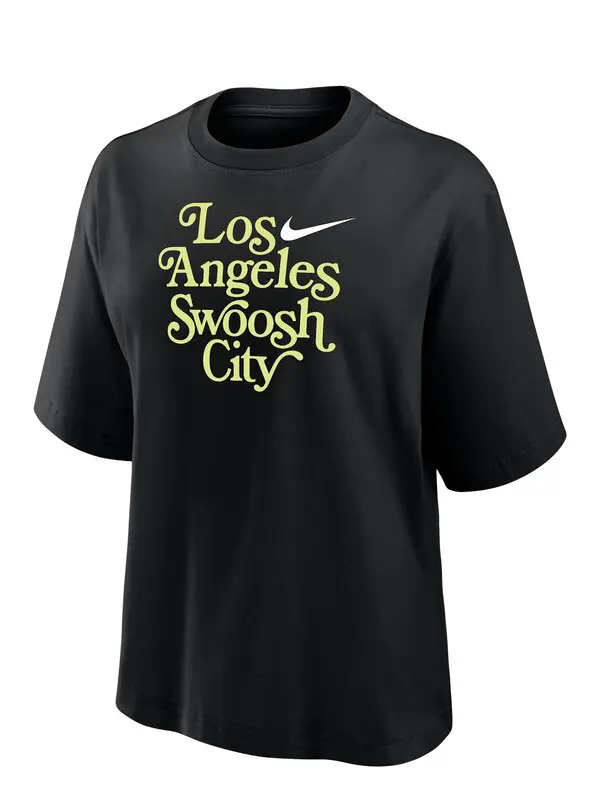 Nike Swoosh Cities Los Angeles Boxy T-shirt - Black