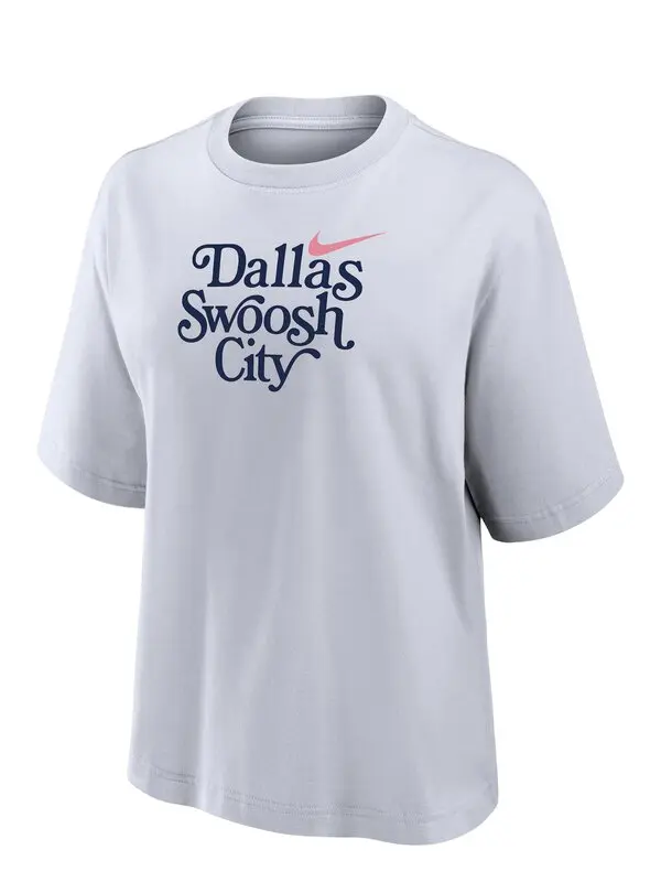 Nike Swoosh Cities Dallas Boxy T-shirt - White