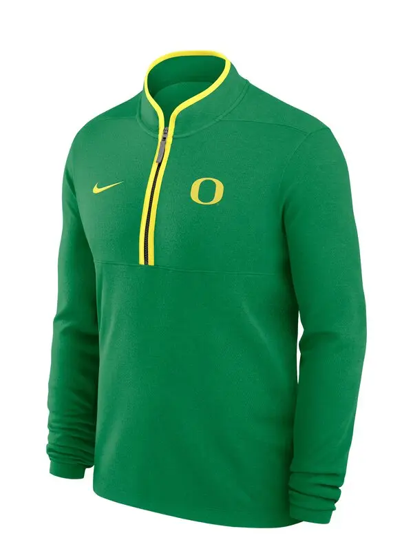 Nike Oregon Victory Dri-fit College 1/2-zip Long-sleeve Top - Green