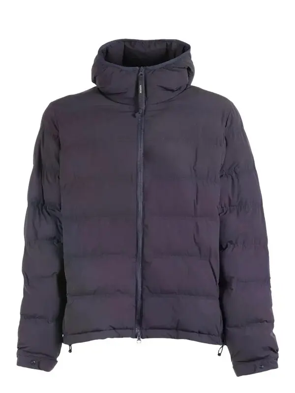 Aspesi Hooded Long-sleeve Jacket - Blue