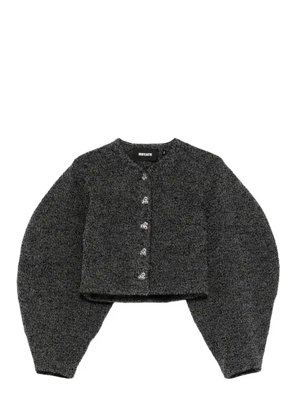 ROTATE BY BIRGER CHRISTENSEN Bouclé Jacket - Grey