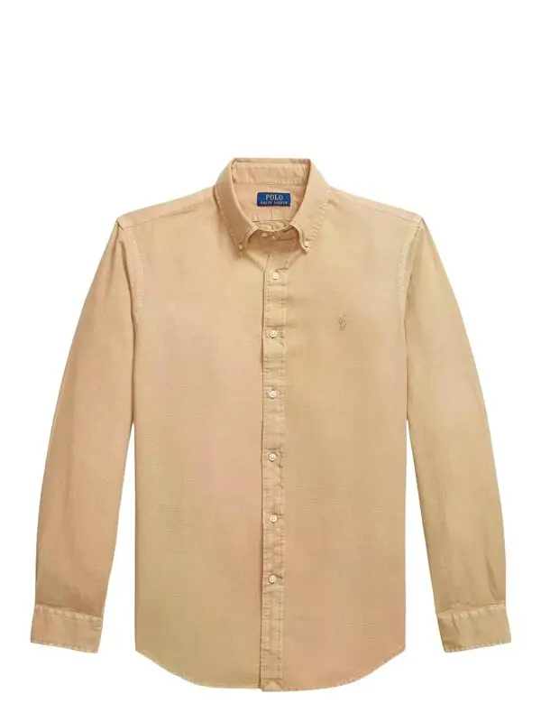 Polo Ralph Lauren Logo-detail Cotton Shirt - Neutrals