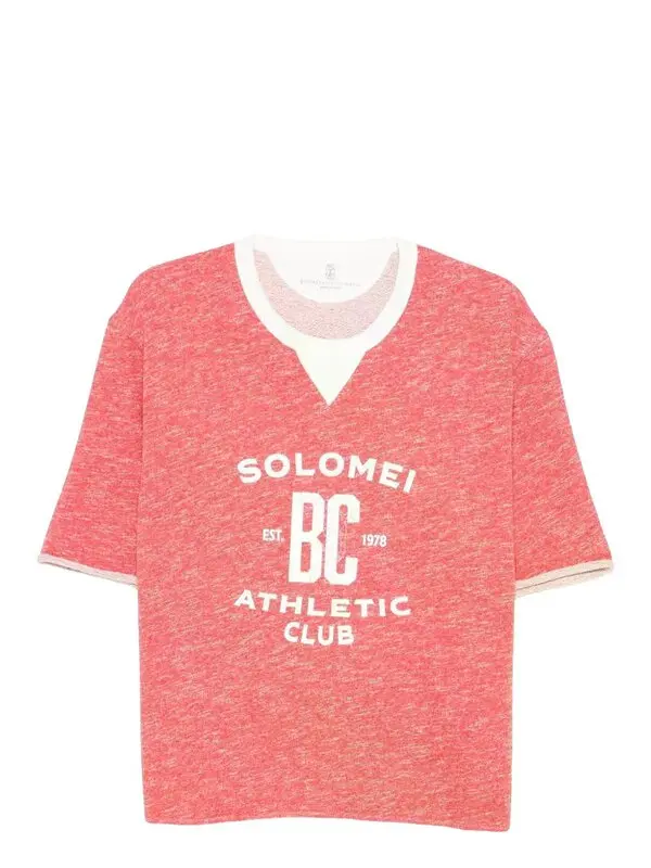 Brunello Cucinelli Graphic-print T-shirt - Red