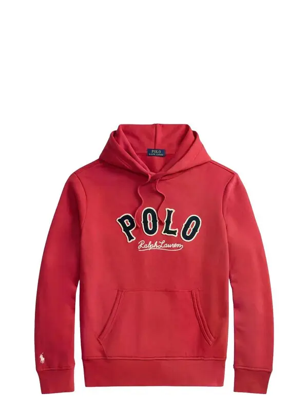 Polo Ralph Lauren Logo-appliqué Hoodie - Red