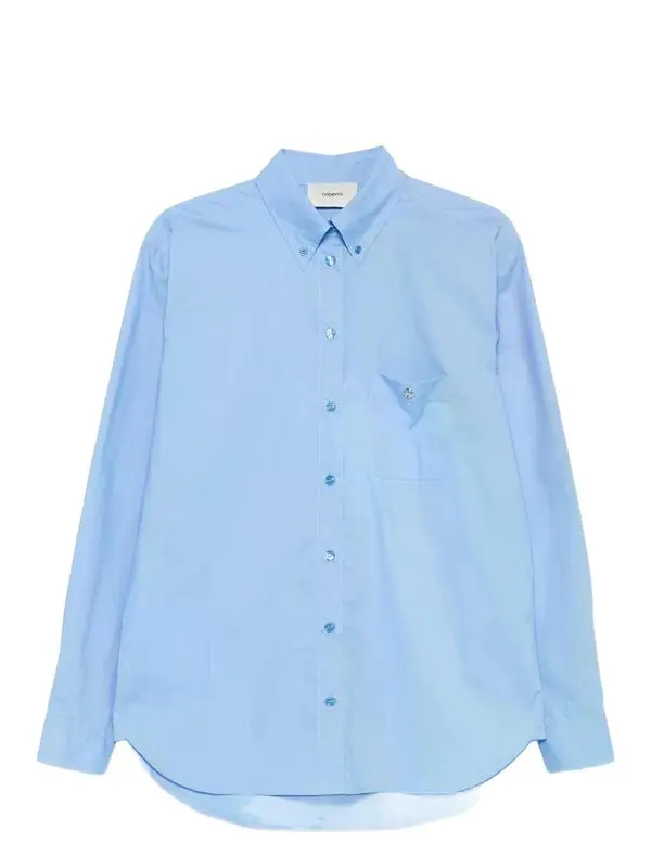 Coperni Boyfriend Pocket Shirt - Blue