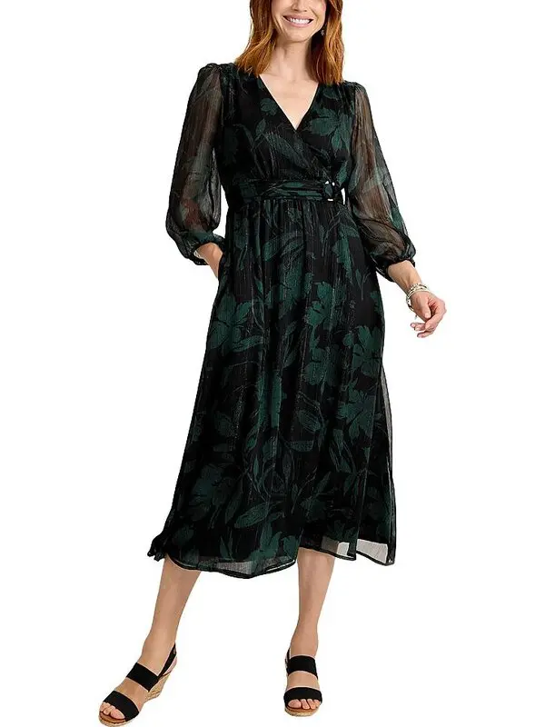 Tommy Bahama Bloom Beauty Jewel Maxi Dress - Black