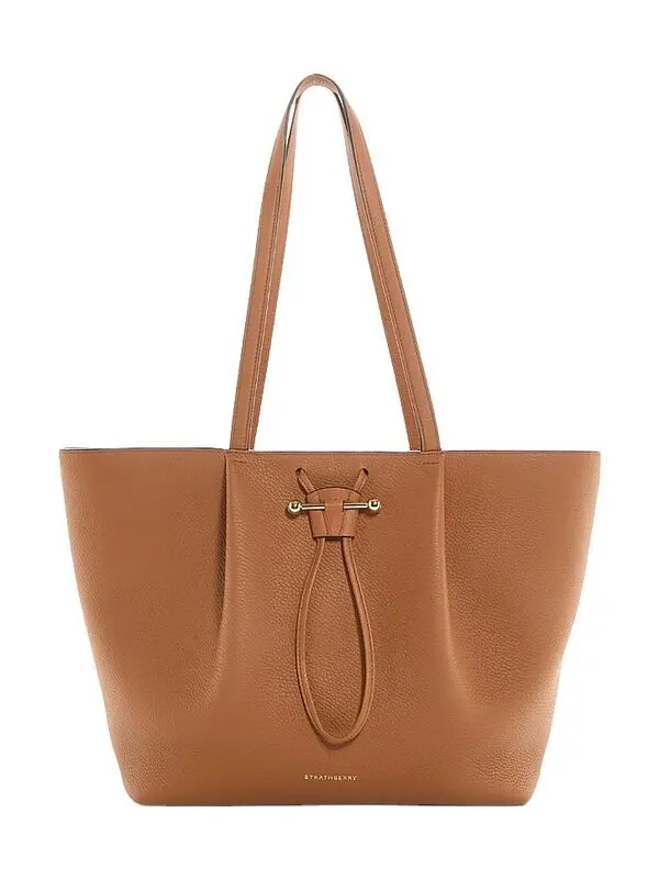 Strathberry Osette Leather Shopper Tote - Tan